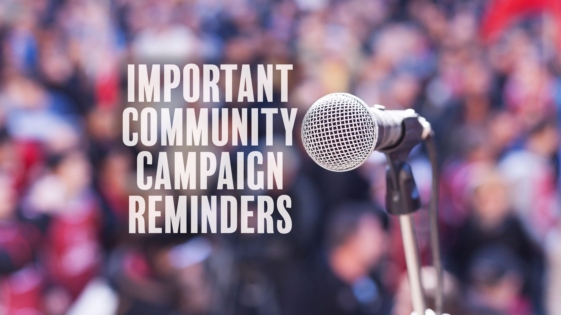 Community Campaign Information